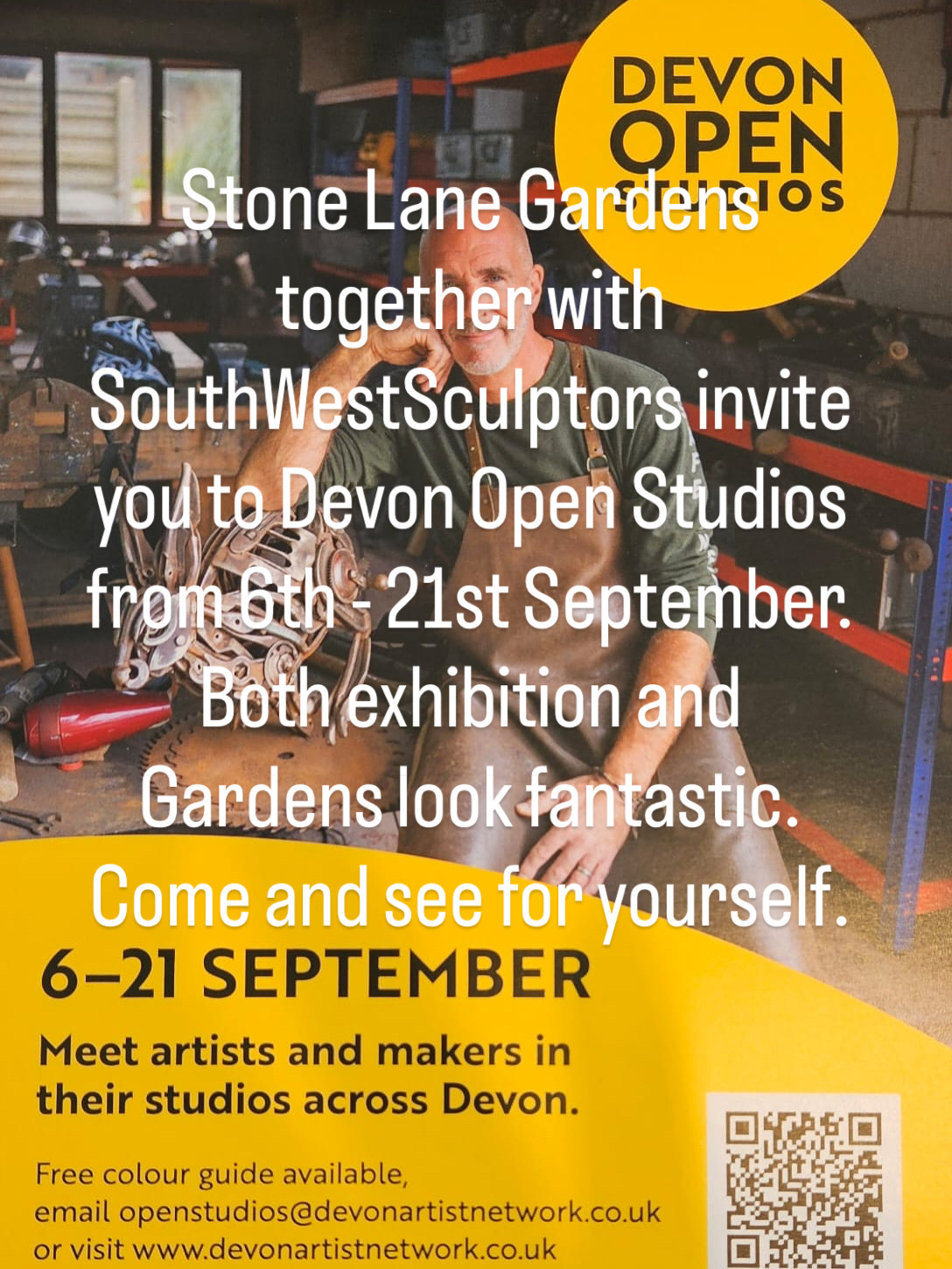 DEVON OPEN STUDIOS 2025 at the Gardens | Stone Lane Gardens